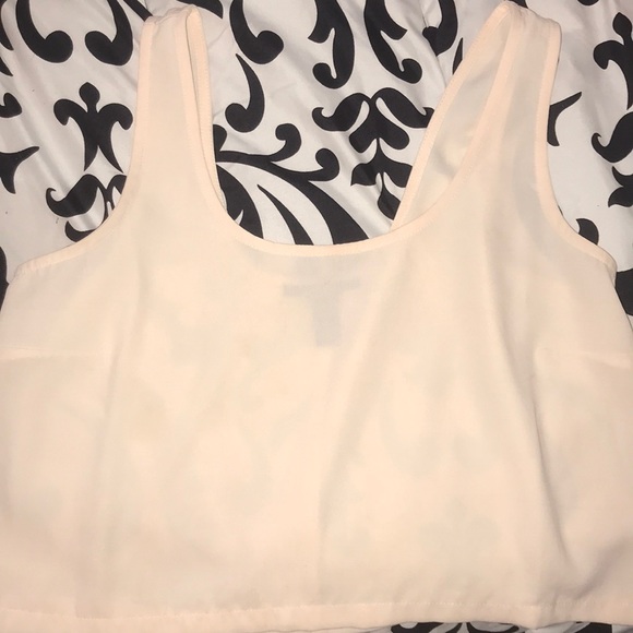 Forever 21 | Tops | Small Forever 2 Peach Colored Crop Wore Once | Poshmark